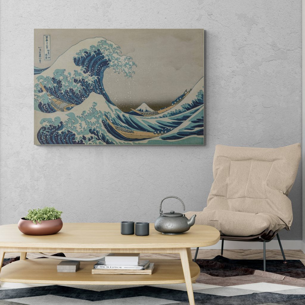 Veliki val kod Kanagawe, Katsushika Hokusai - Ziriz - Canvas shop