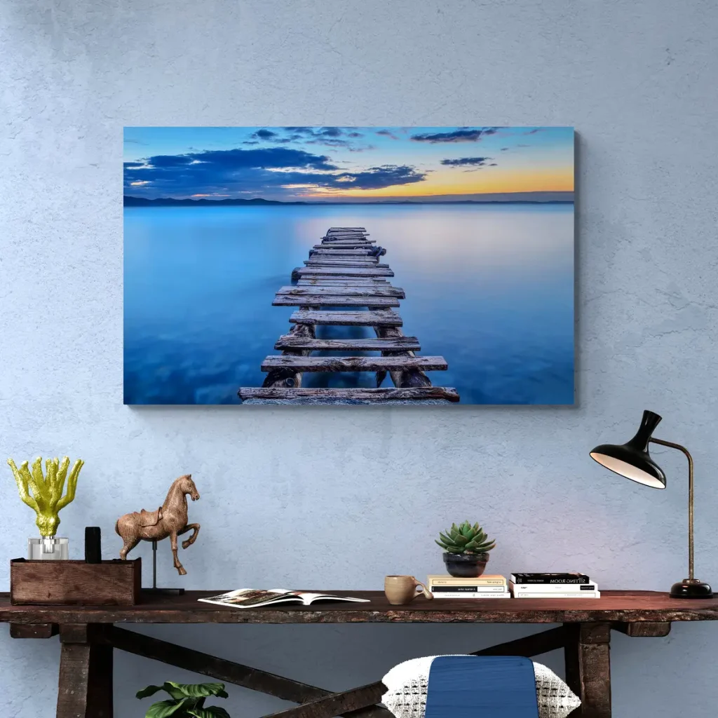 Canvas slika - Drveni Mol, Zalazak Sunca - Ziriz - Canvas shop